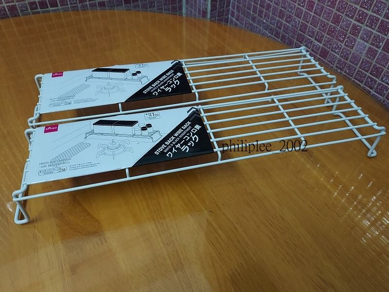 $10 For 2 DAISO Stove Back Wire Rack 收納架 置物架 Storage Rack , 傢俬＆家居, 其他 ...