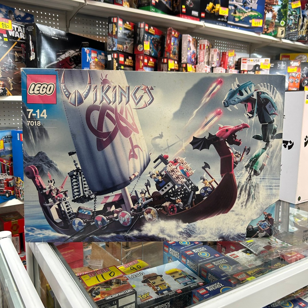 （旺角家樂坊9樓門市現貨）已開盒 LEGO 7018 Viking Ship challenges the Midgard Serpent ...