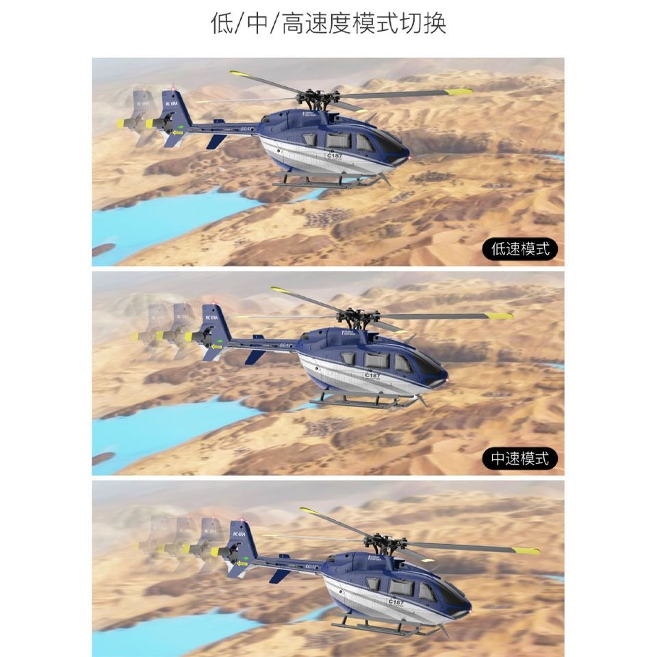 全新 RC ERA C187 像真 EC135 遙控直昇機 | 氣壓定高 | 一鍵升降 | 2.4Ghz 4通遙控, 興趣及遊戲, 玩具 & 遊戲類 - Carousell