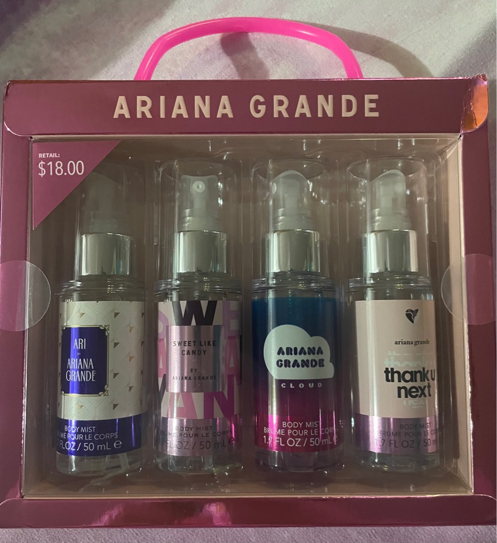 Ariana Grande Mini Body Spray Set, Hobbies & Toys, Memorabilia ...