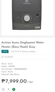 ariston-water-heater - View all ariston-water-heater ads in Carousell ...
