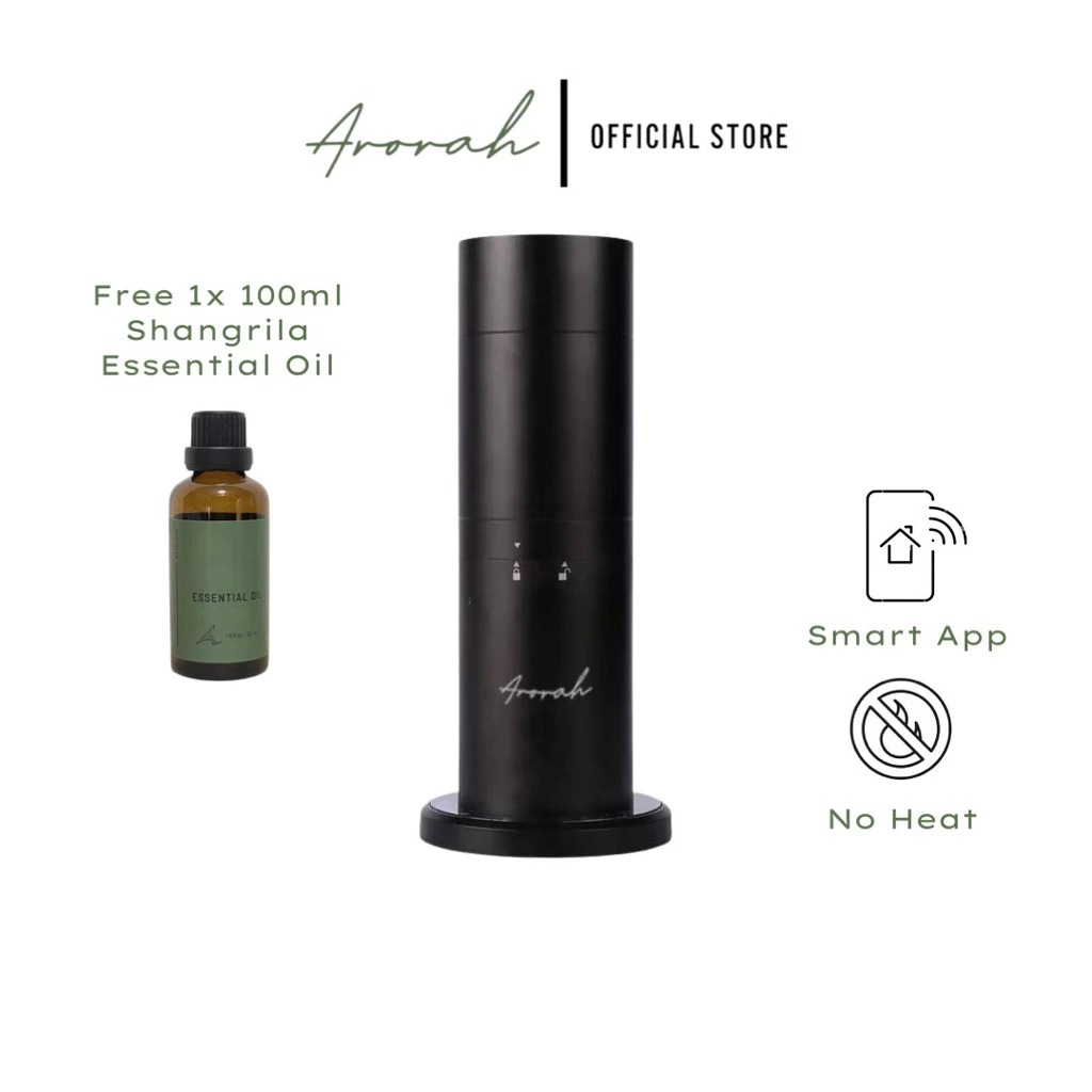[ARORAH] Elegant Tower Pillar Scent Diffuser Aroma Nebulizer With Smart ...