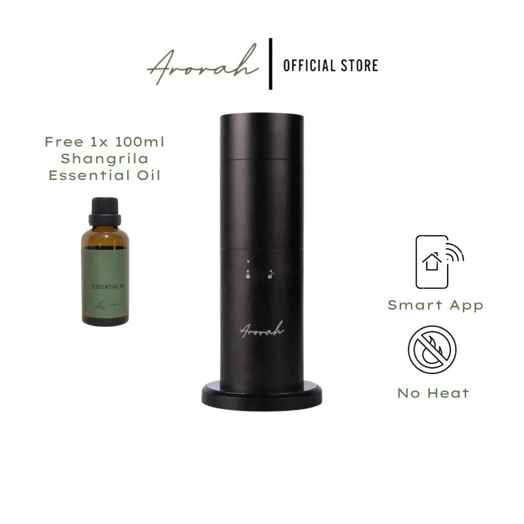 [ARORAH] Elegant Tower Pillar Scent Diffuser Aroma Nebulizer With Smart App Control, Furniture ...