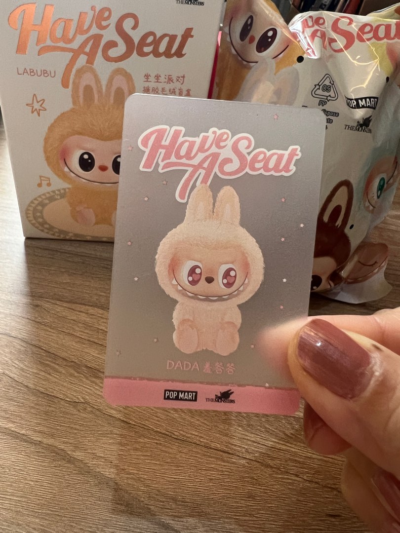 (AUTH) Pop Mart Labubu (Dada) Sealed Pouch, Hobbies & Toys, Toys ...