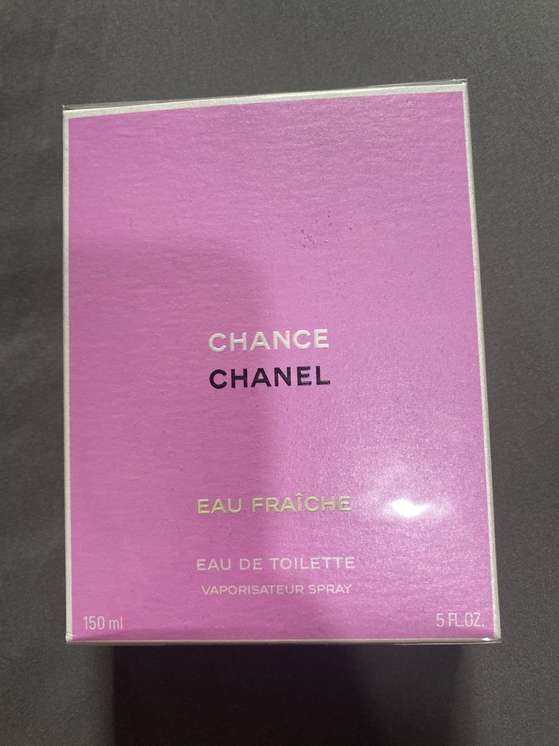 Authentic Chanel Chance Eau Fraiche 150ml, Beauty & Personal Care ...