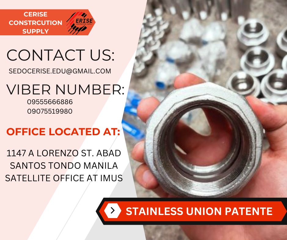 AVAILABLE STAINLESS UNION PATENTE, Commercial & Industrial ...