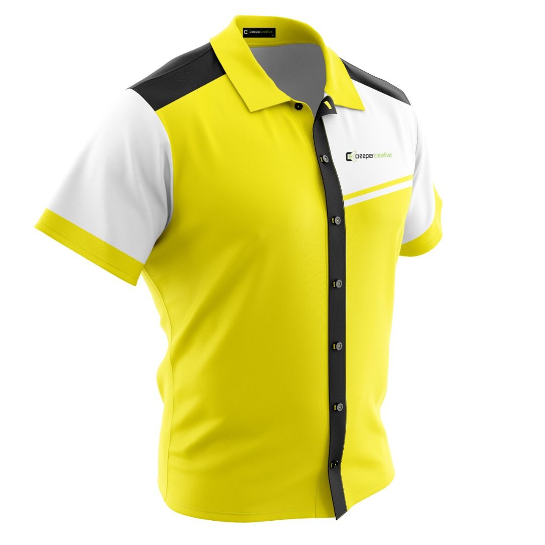 Baju Korporat Kemeja ofis sublimation ready made custom design size ...
