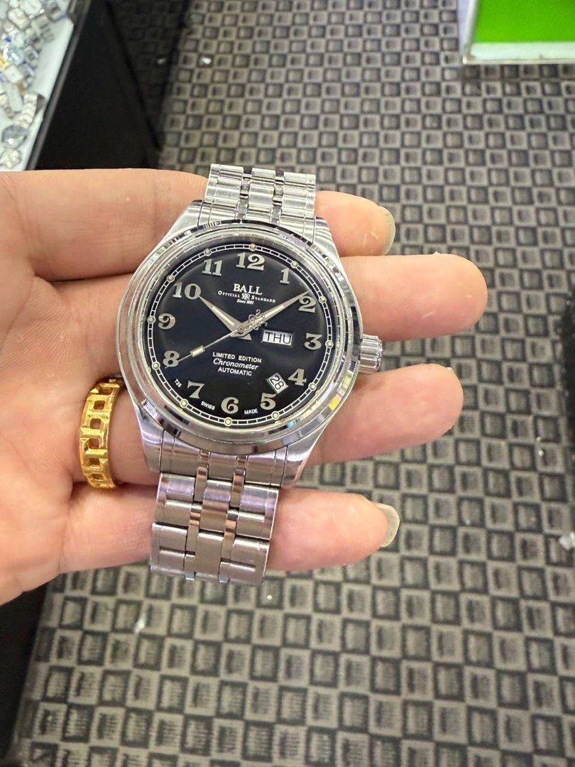 BALL TRAINMASTER SWISS MADE LIMITED EDITION AUTOMATIC NM1058D, Men's ...