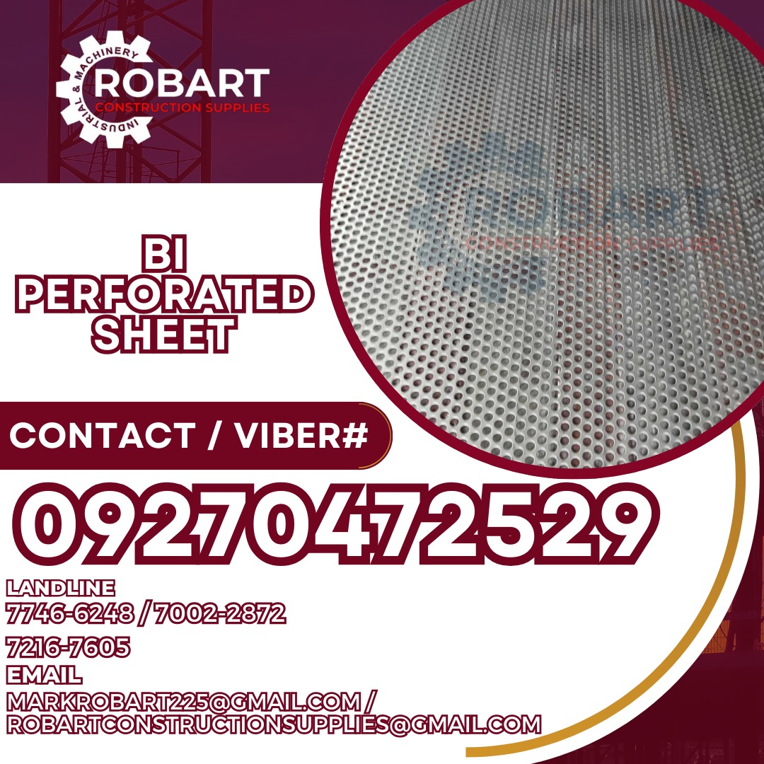 BI Perforated Sheet, Commercial & Industrial, Construction Tools ...