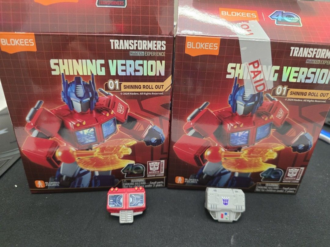 Blokees Shining Version 2 Optimus Prime Soundwave Beachcomber Sideswipe ...