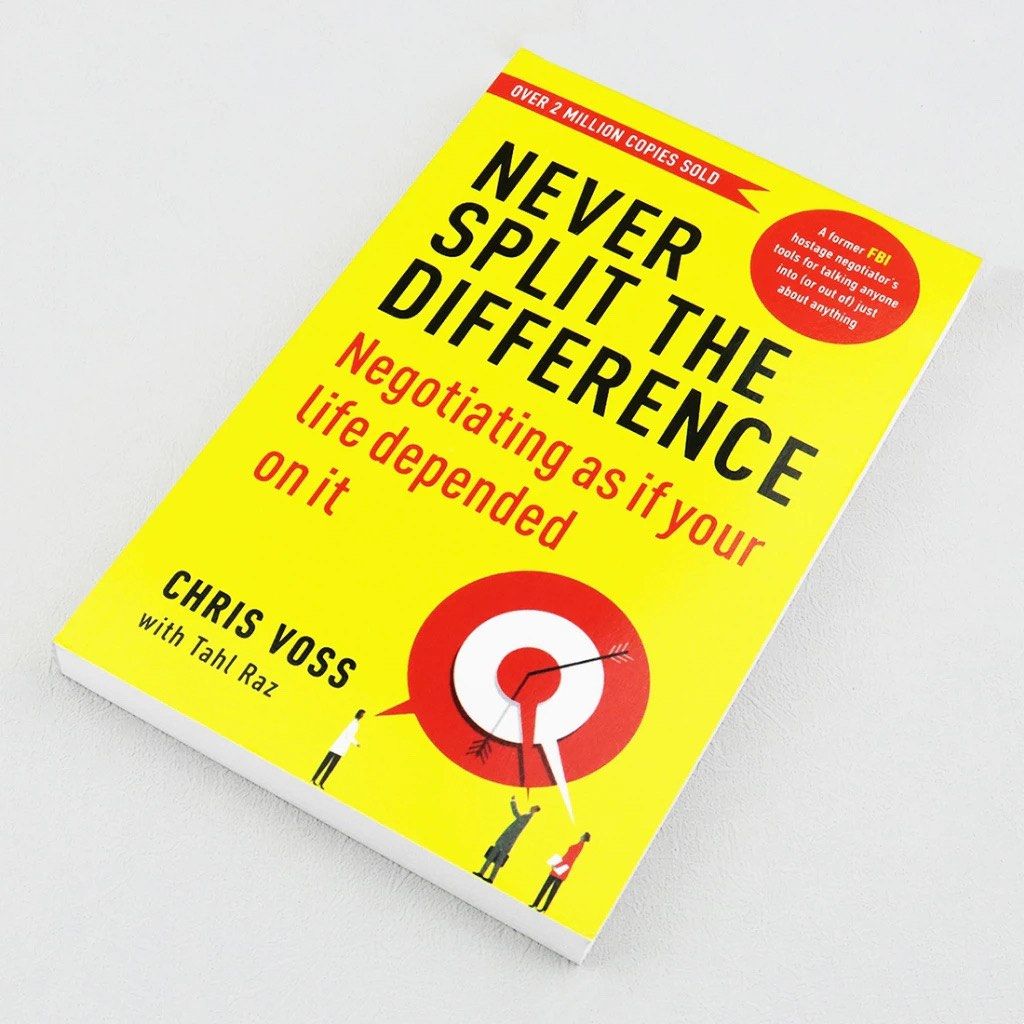 Book Never Split The Difference Chris Voss Negotiating 101 Peter Sander ...