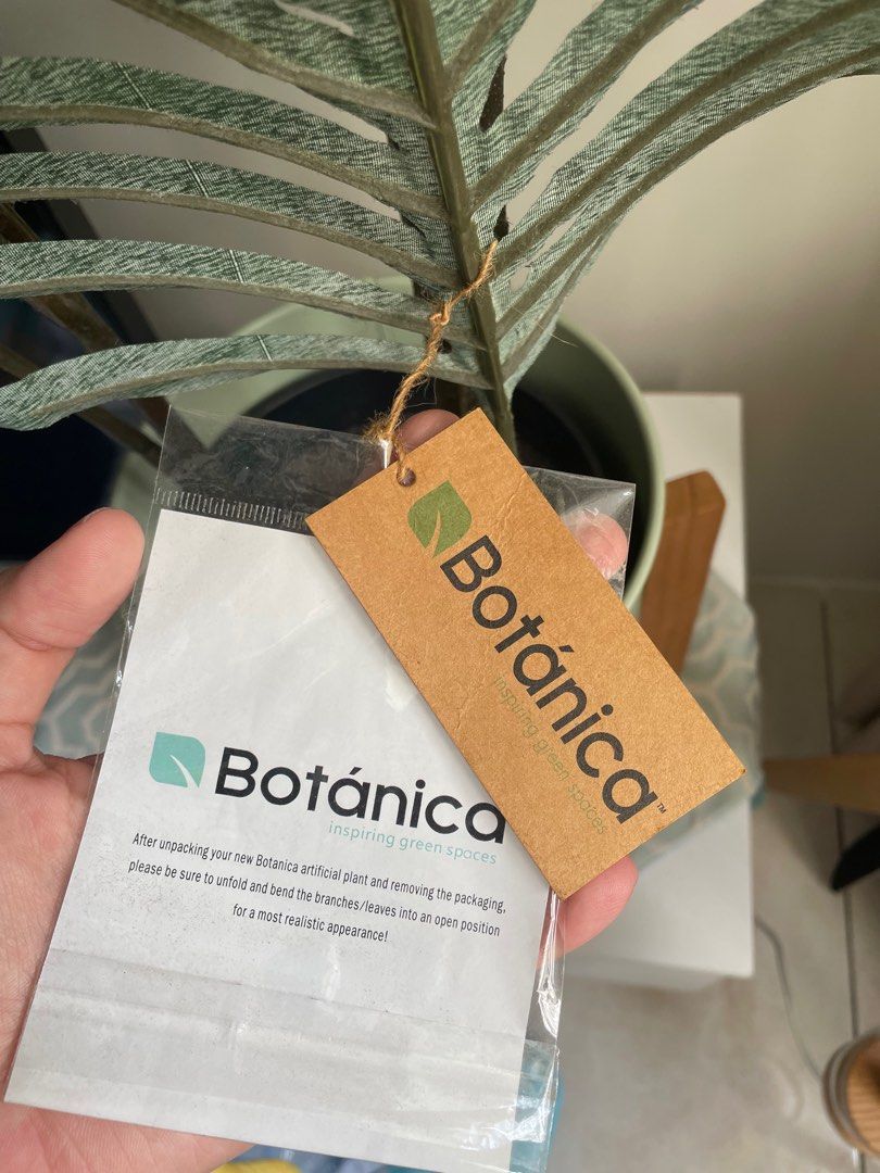 Botanica Palm tree, Furniture & Home Living, Home Decor, Artificial ...