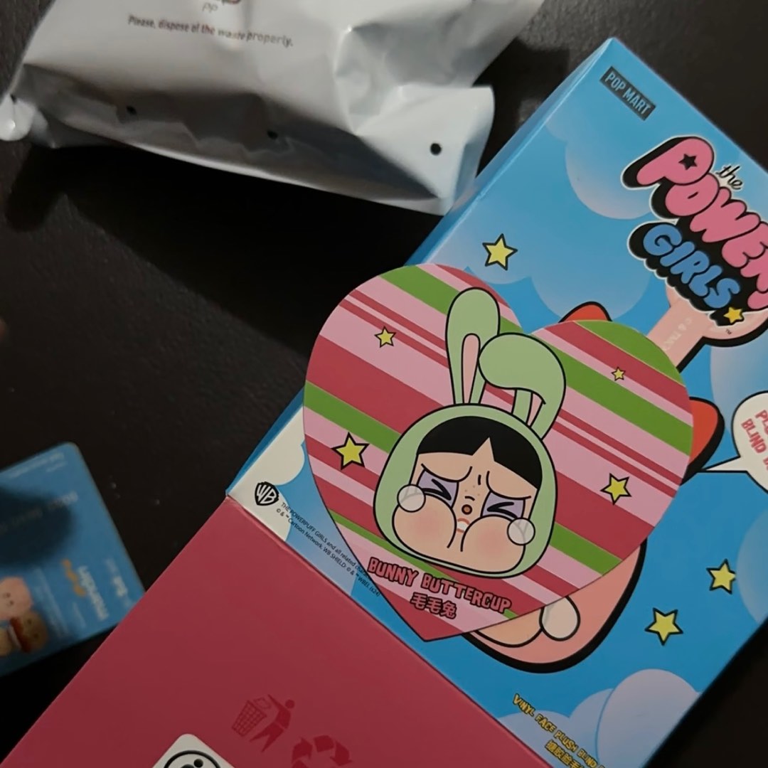 OPEN NEGO BUNNY BUTTERCUP CRY BABY X PPG BLIND BOX POP MART, Toys ...