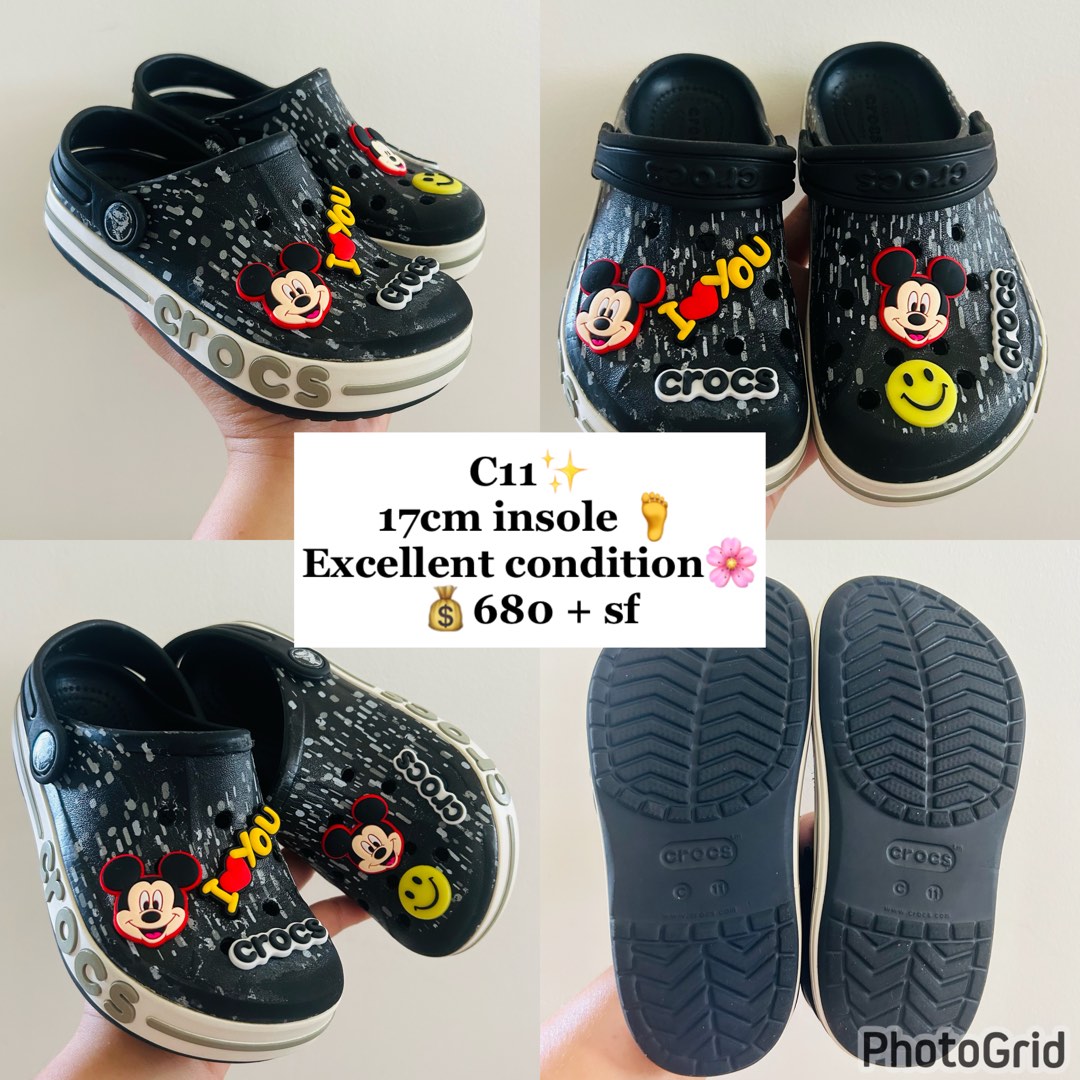C11 - Preloved Original Crocs, Babies & Kids, Babies & Kids Fashion on ...