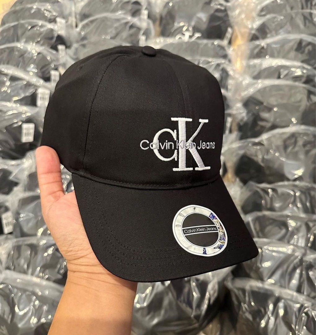 CALVIN KLEIN CK JEANS Monogram Embroidery Ball Cap BTS Jungkook ...