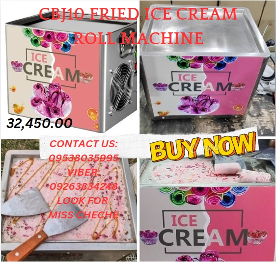CBJ10 FRIED ICE CREAM ROLL MACHINE, Everything Else, Others on Carousell