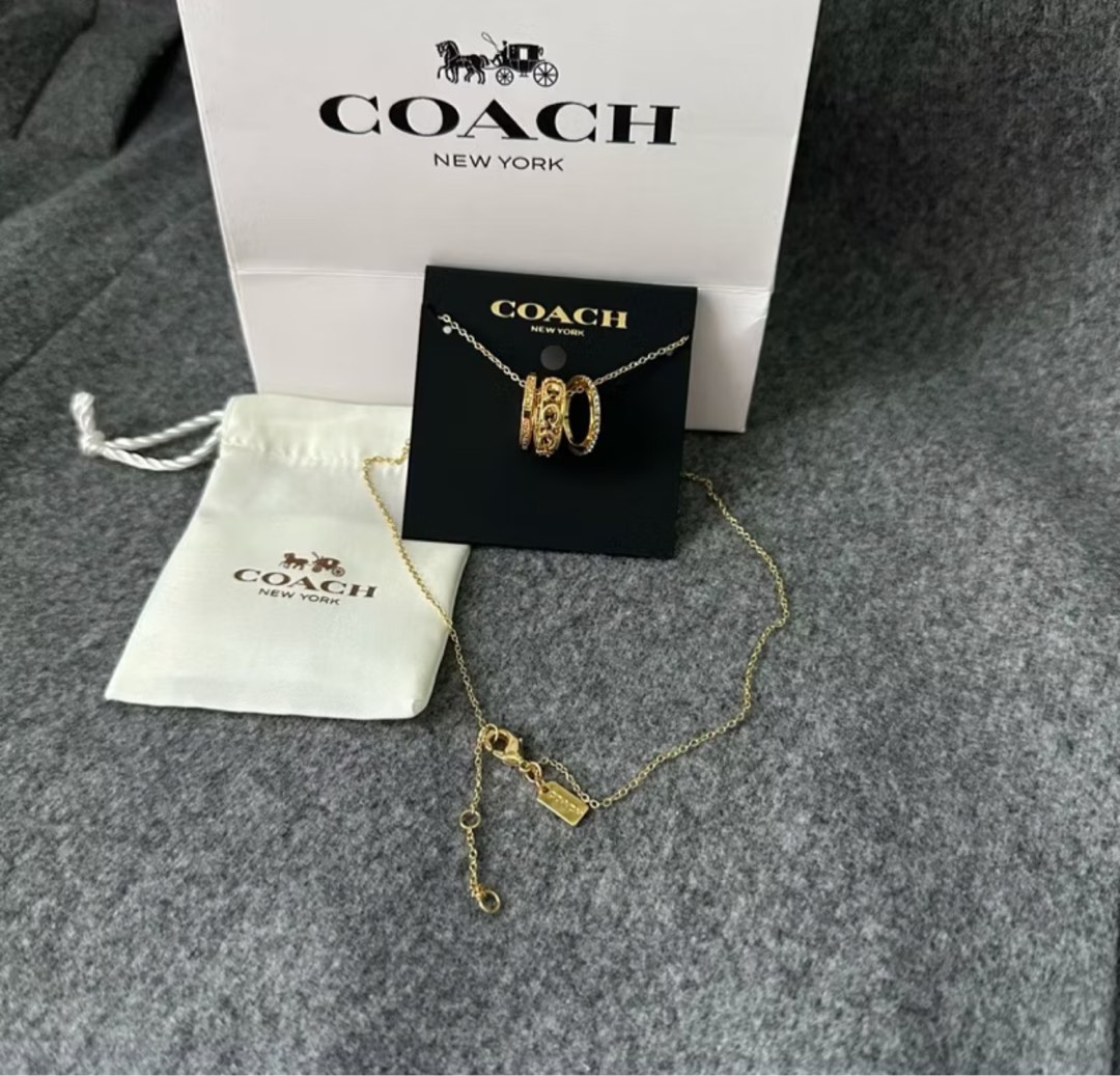 Coach neaclace (original), Women's Fashion, Jewelry & Organizers ...