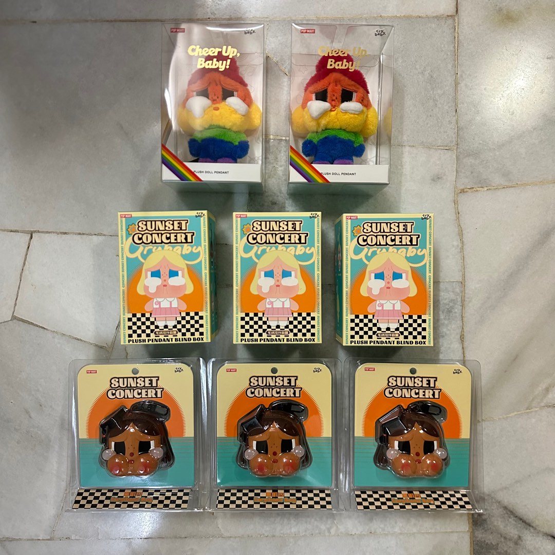 Crybaby Earphone case, rainbow, sunset concert, Hobbies & Toys, Toys ...