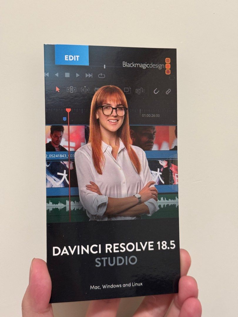 Davinci Resolve Studio License, 電腦＆科技, 電腦周邊及配件, 電腦軟件 - Carousell