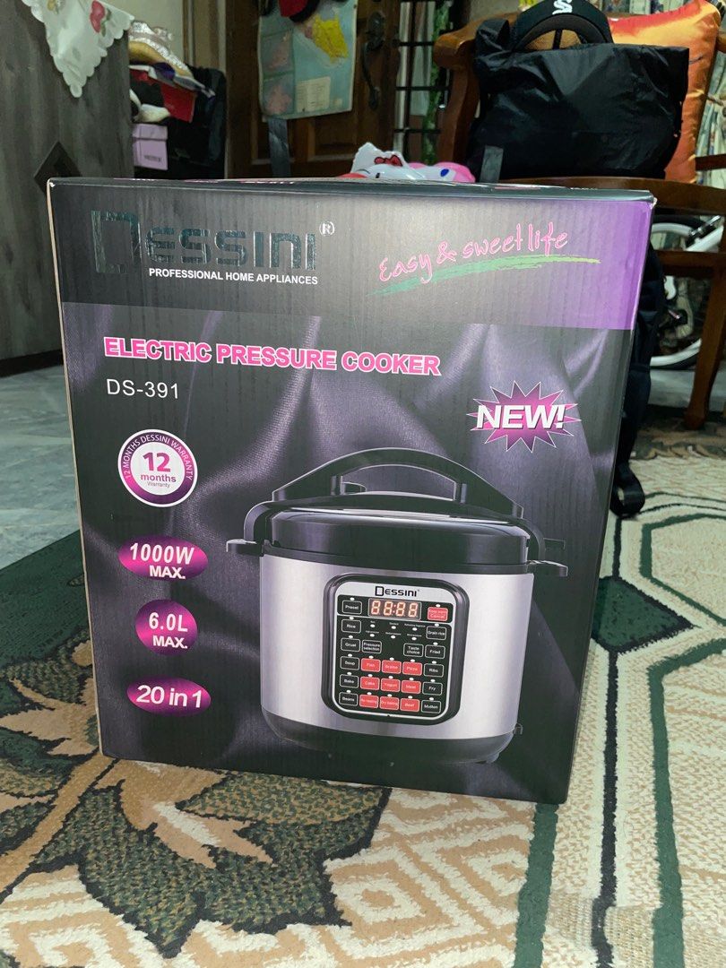Dessini pressure cooker 20 in 1 (6 liters) NEGO, TV & Home Appliances ...