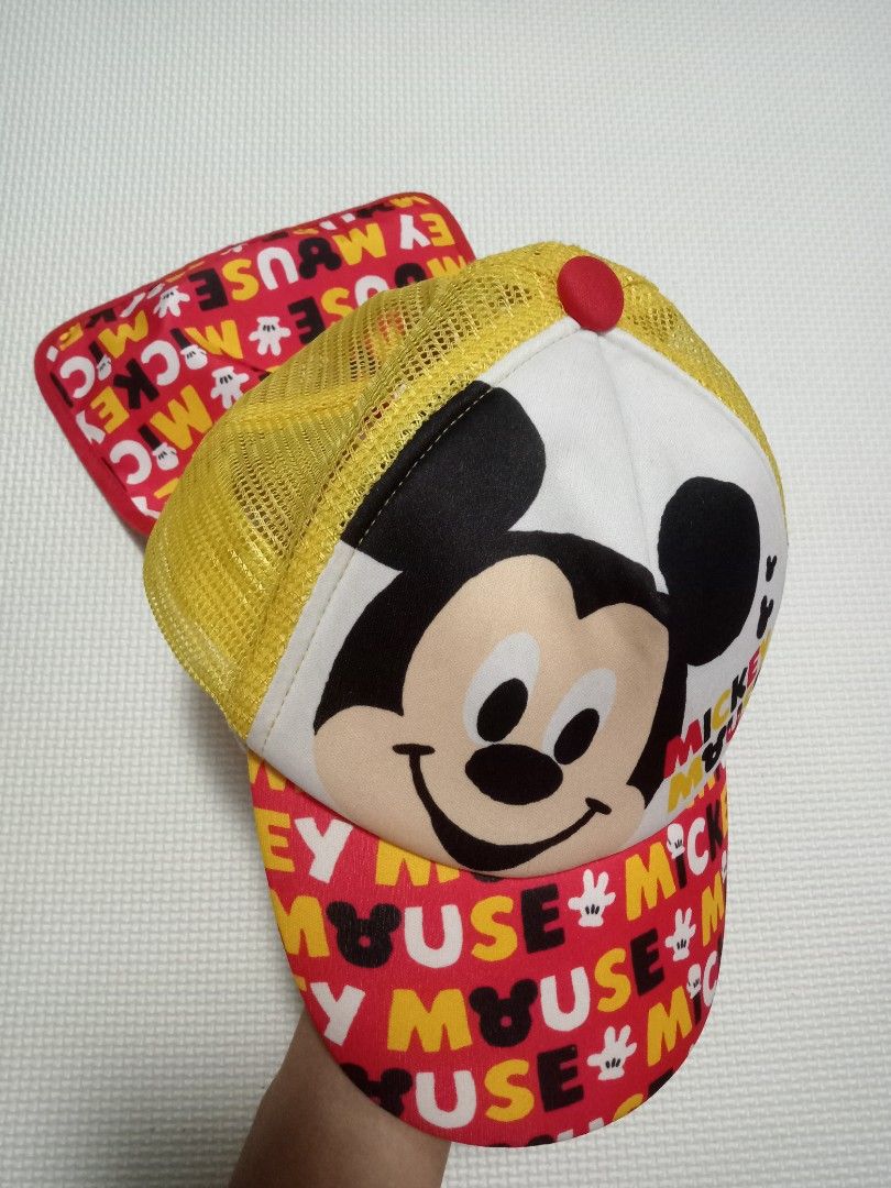 Disney Mickey Mouse Cap, Babies & Kids, Babies & Kids Fashion on Carousell