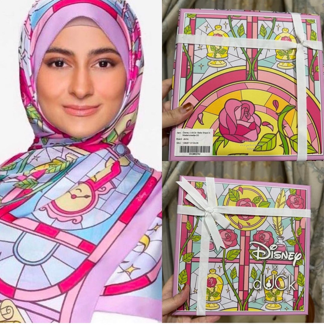 Duck X Disney Belle Mademoiselle Shawl Complete set with box, Women's ...