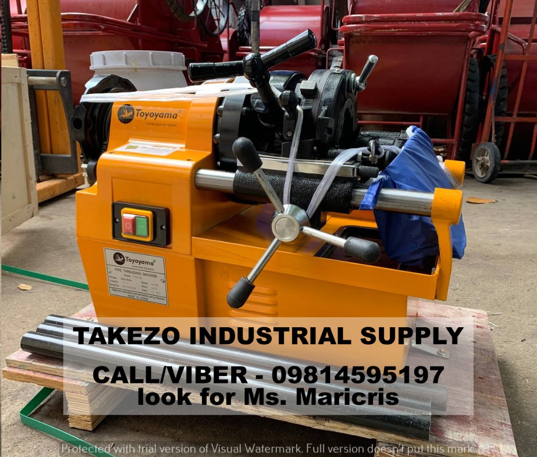 Electric Pipe Threading machine, Commercial & Industrial, Construction ...