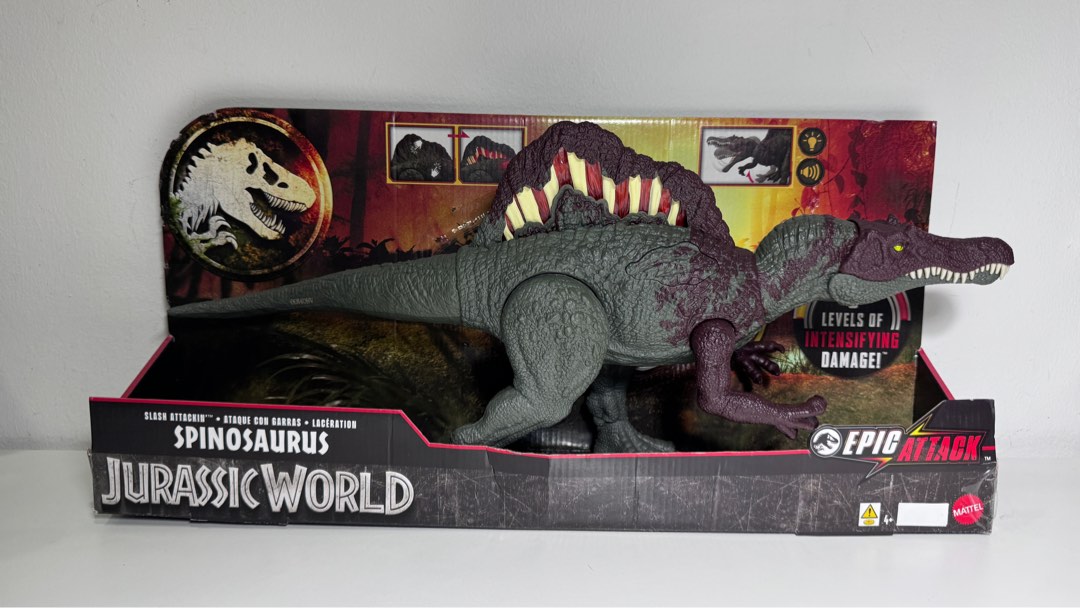 Epic Attack Spinosaurus Slash Attackin Jurassic World, Furniture & Home ...