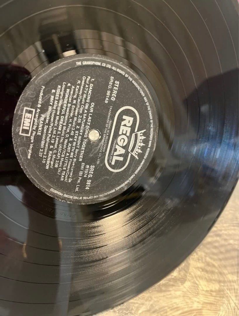 Frankie Cheah-Our Last Song Together Vinyl Lp Record/ Piring Hitam ...