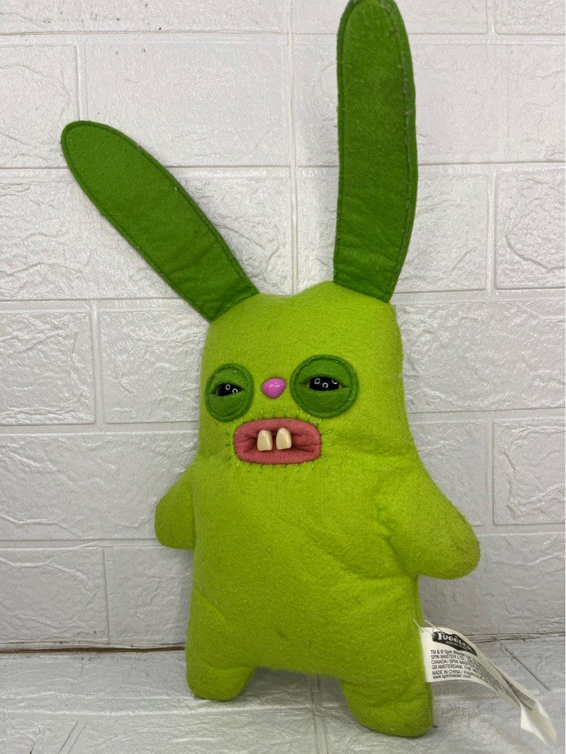 Fuggler Funny Ugly Monster Rabid Rabbit x Bunny Green Plush/Stufftoy ...