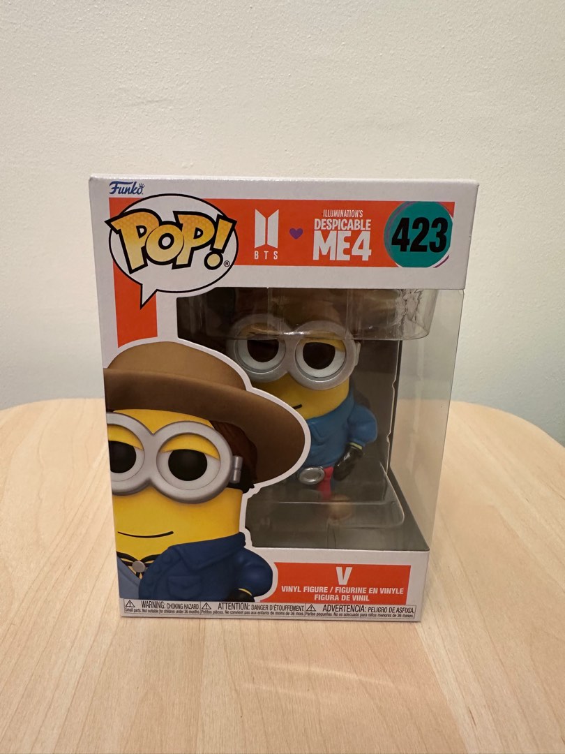 Funko ba Pop! Rocks: BTS x Illumination's Despicable Me4 - V No.421 ...
