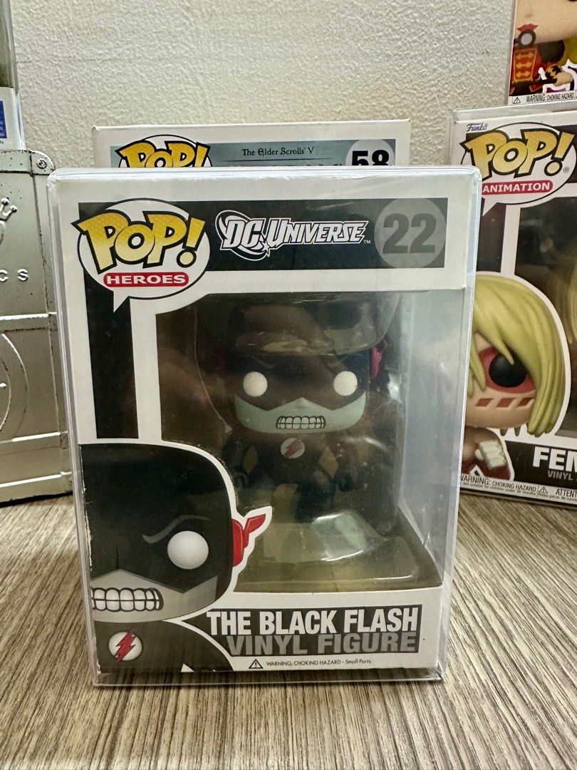 Funko Pop - Black Flash OG vaulted blue box large font grail (DC Flash ...