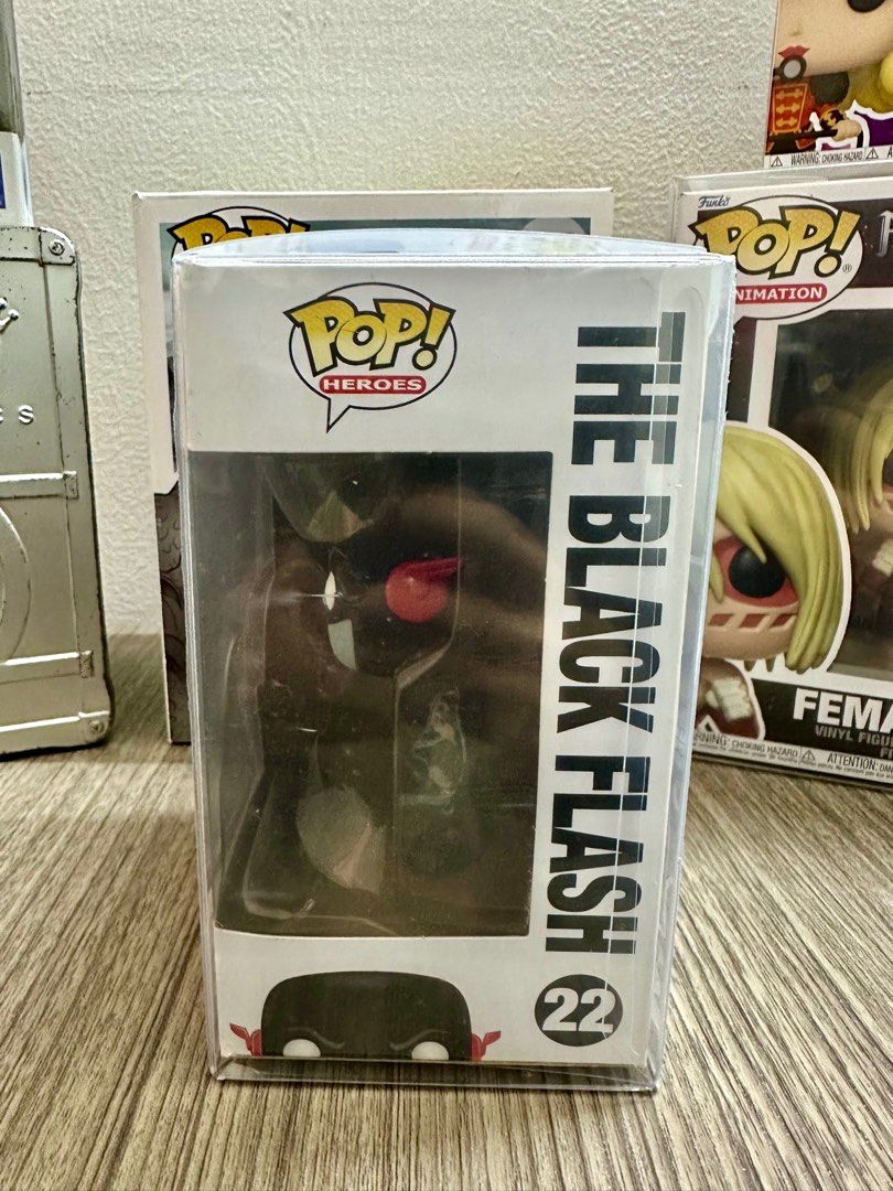Funko Pop - Black Flash OG vaulted blue box large font grail (DC Flash ...