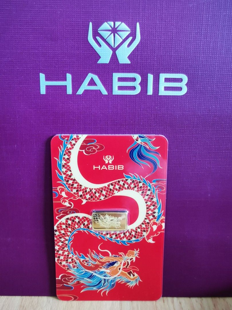 Gold Bar Habib 1g, Luxury, Accessories on Carousell