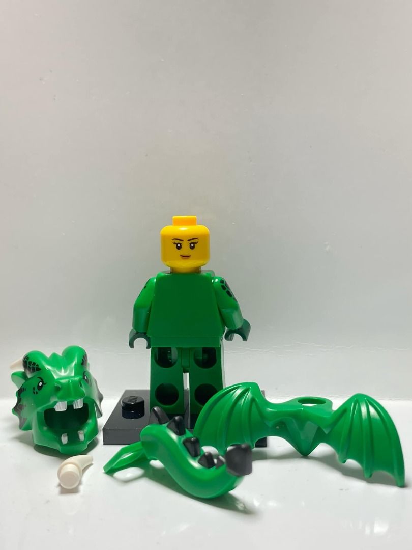 Green Dragon Costume, Series 23 (Complete Set with Stand and Accessories) Item No: col23-12 ...