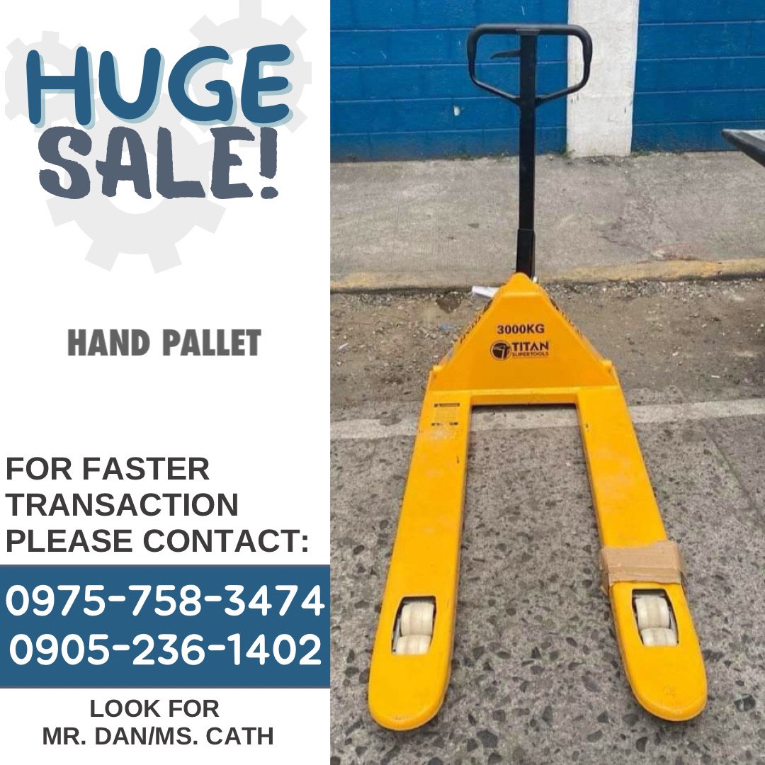 Hand Pallet, Commercial & Industrial, Construction Tools & Equipment on ...