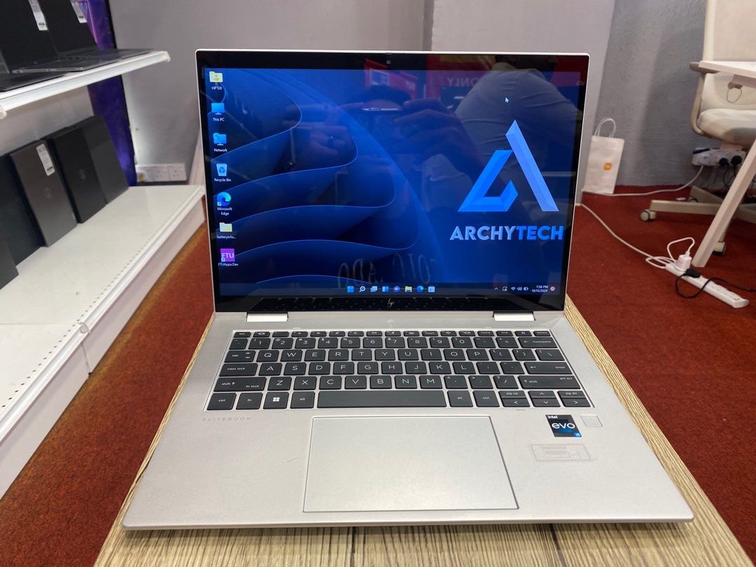 HP Elitebook 1040 x360 G9 i5 12th Gen 16GB RAM 256GB SSD 14 Inch FHD Touch Backlit Keyboard Iris ...