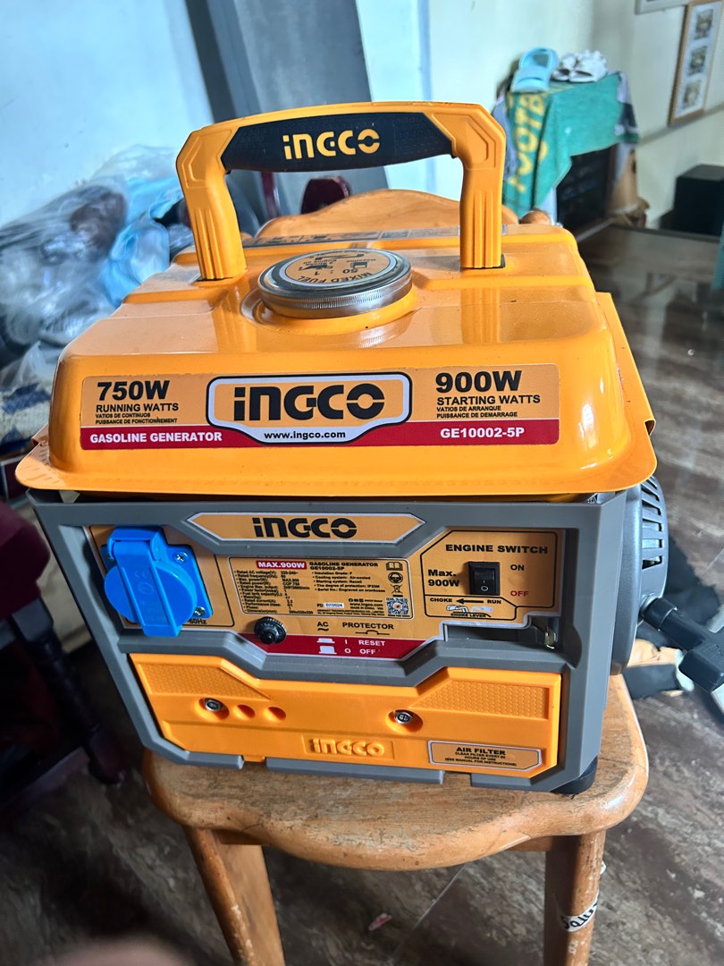 Ingco Gasoline Generators 900watts, Commercial & Industrial ...
