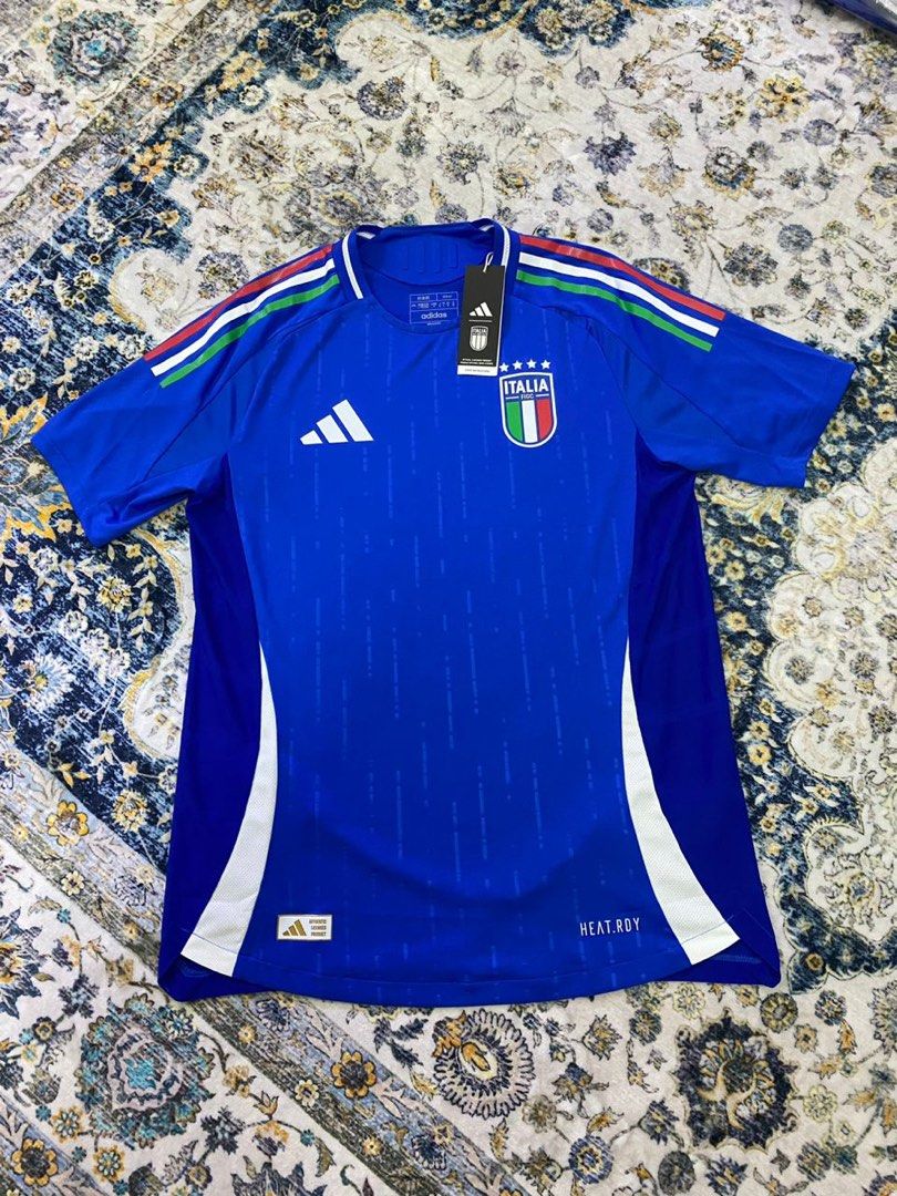Italy Home Kit 2024 Player Issue, Men's Fashion, Activewear on Carousell