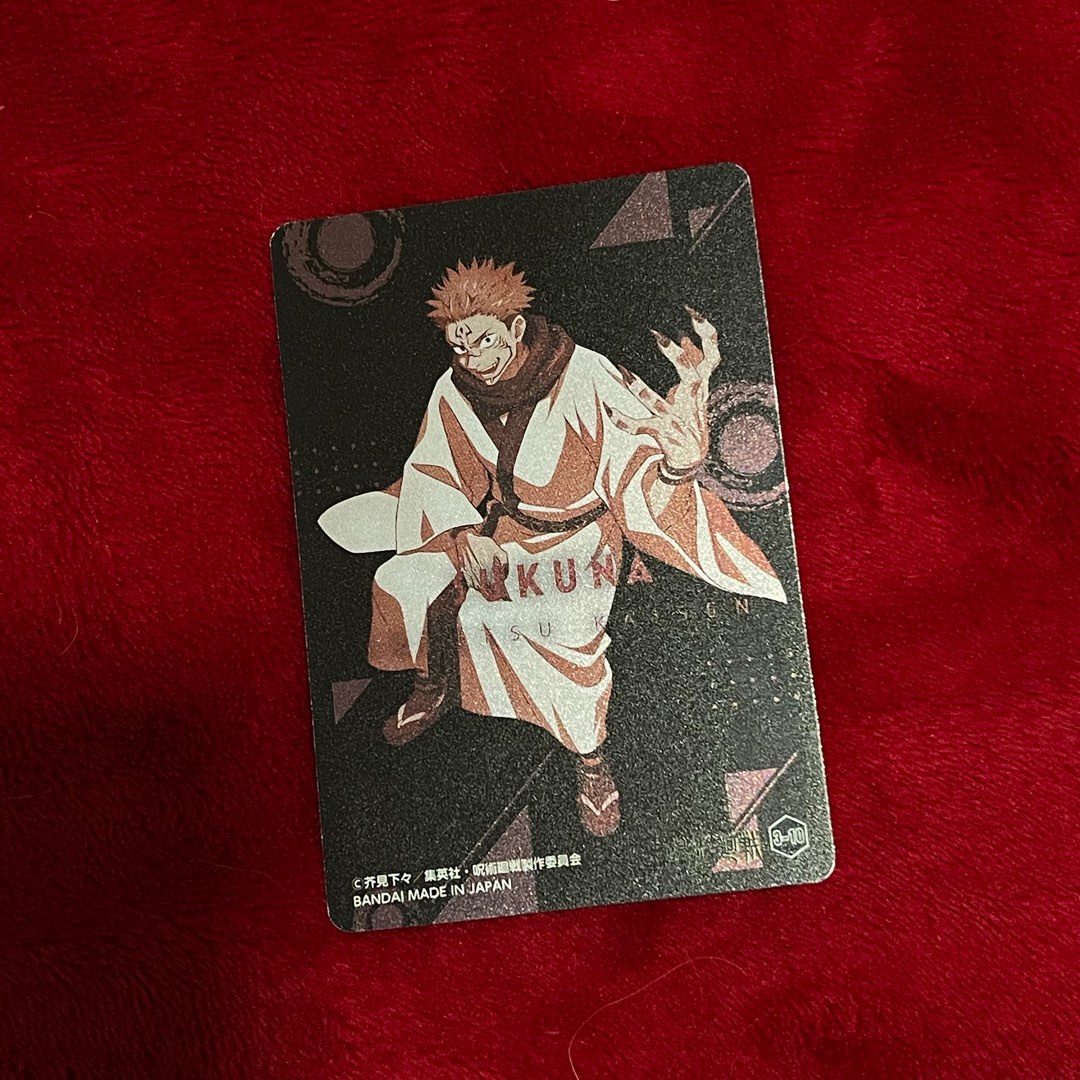 Jujutsu Kaisen Sukuna Card Gojo Satoru Itadori, Toys & Collectibles ...