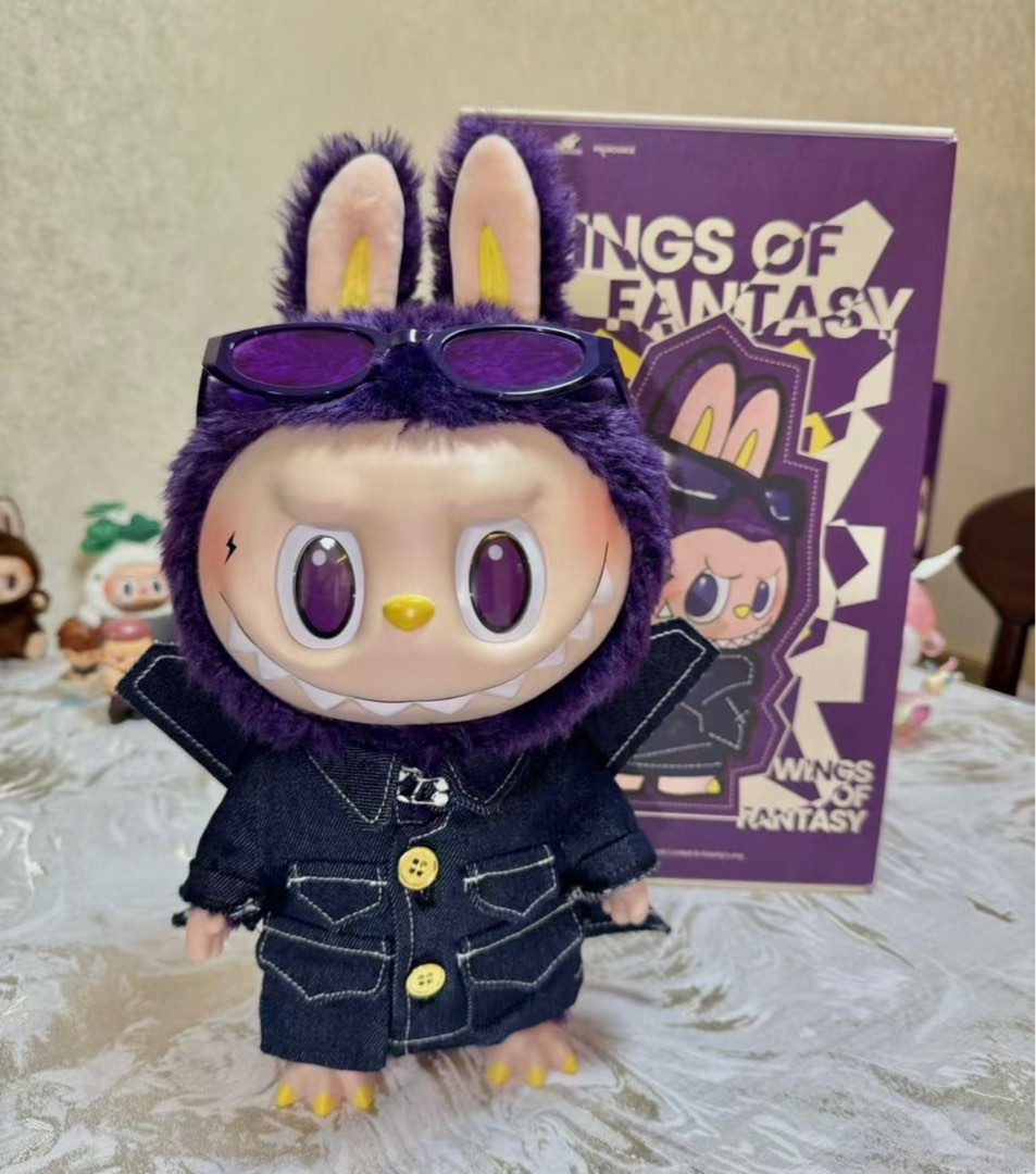 Labubu Pronounce Wings Of Fantasy Plush Doll, Hobbies & Toys, Toys ...