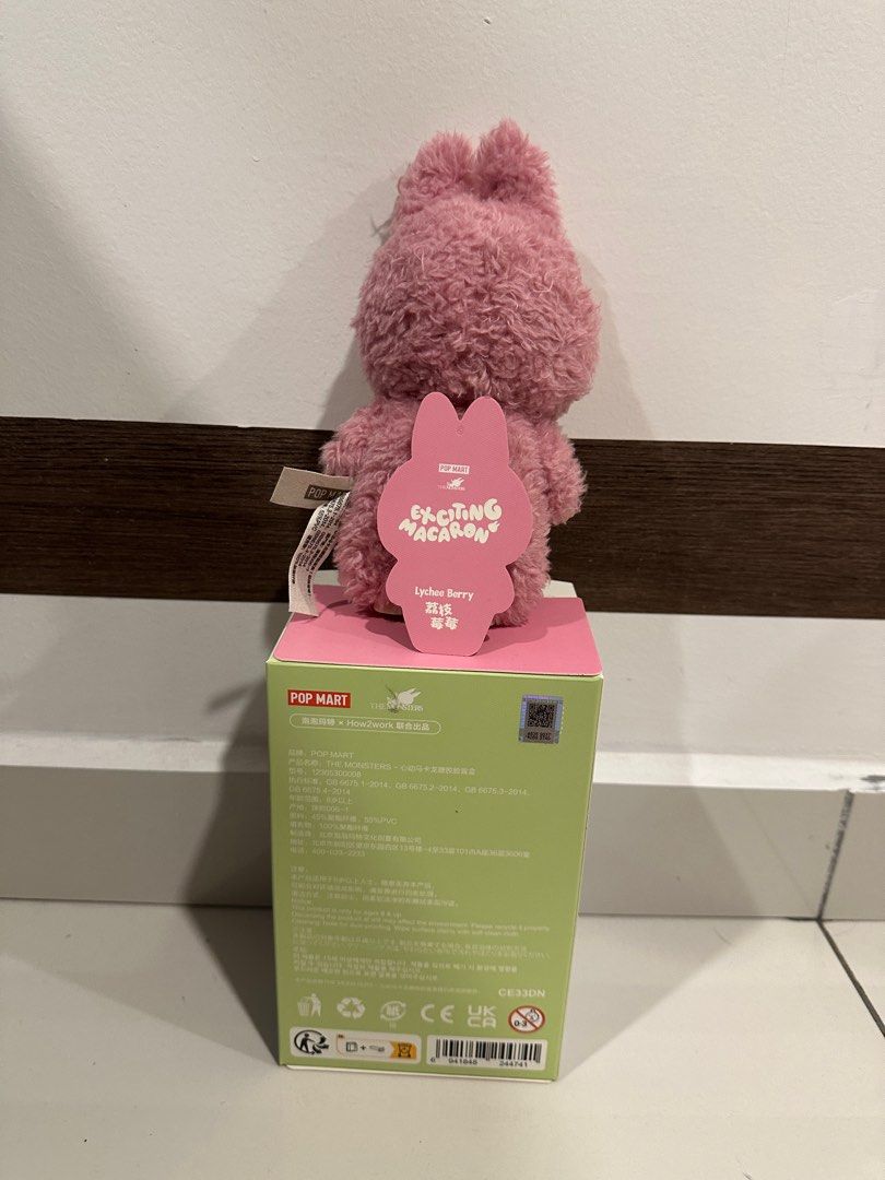 Labubu V1 Lychee Berry (Pink), Hobbies & Toys, Toys & Games on Carousell