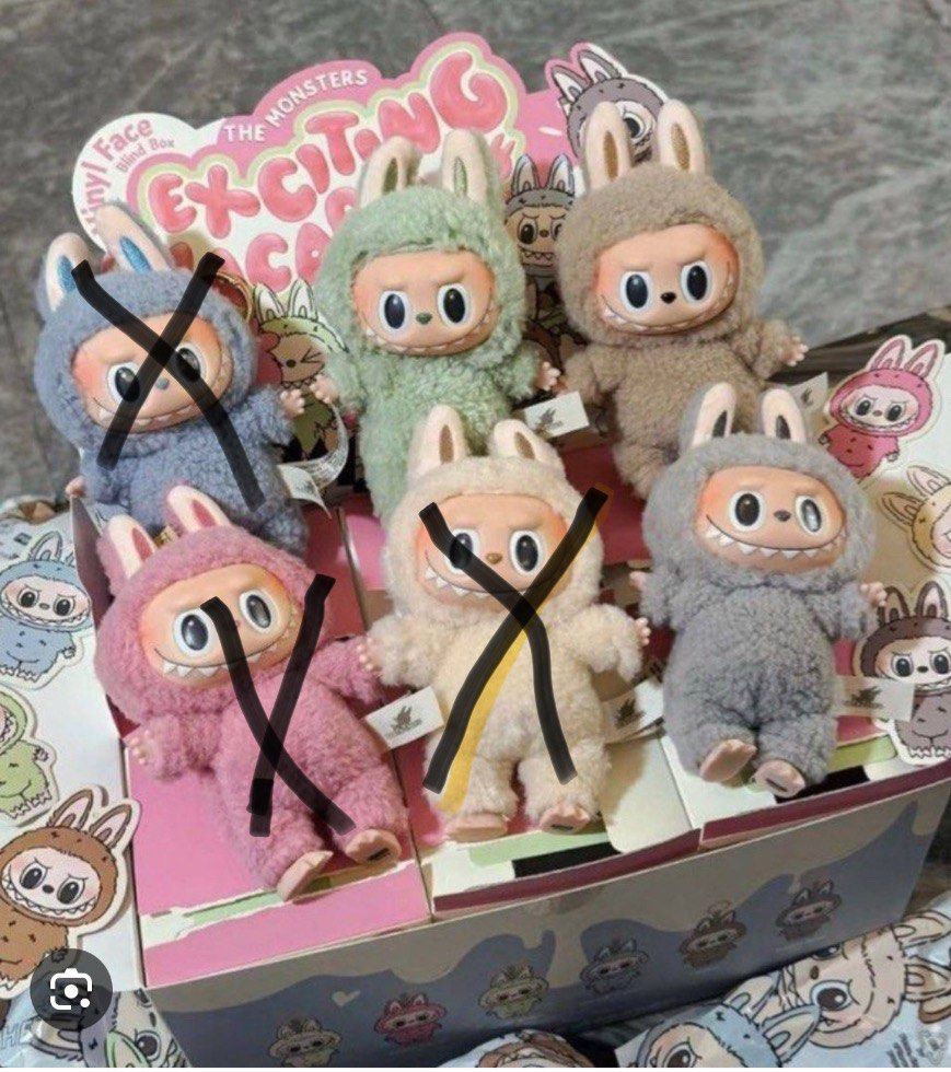 Labubu version 1, Hobbies & Toys, Toys & Games on Carousell