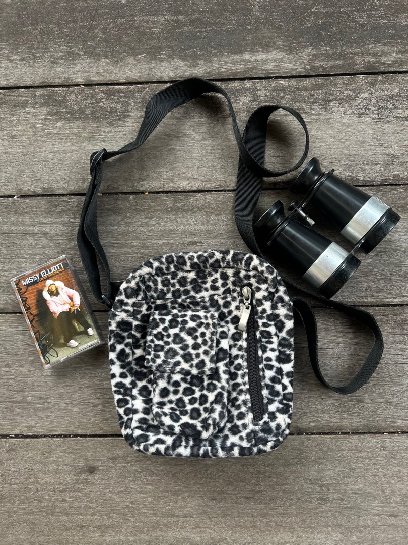 Leopard skin sling bag, Men's Fashion, Bags, Sling Bags on Carousell