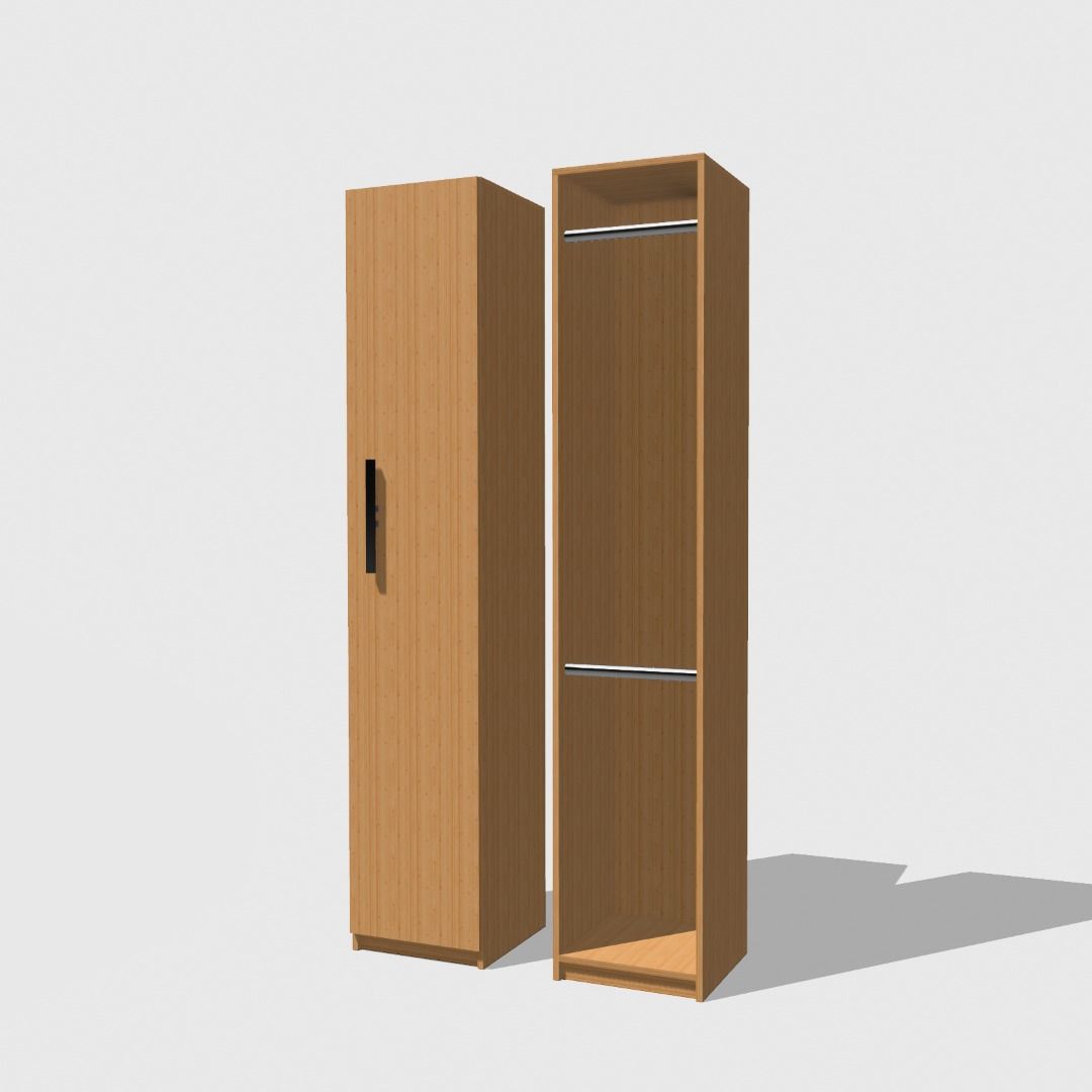 LEVELS Kano 40cm Wardrobe Storage Cabinet Cupboard, Furniture & Home ...