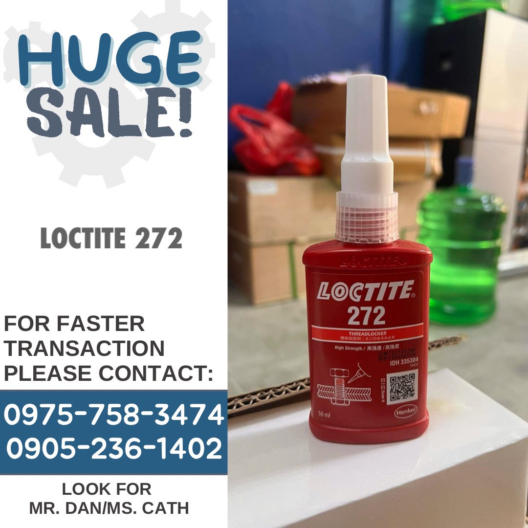 Loctite 272, Commercial & Industrial, Construction Tools & Equipment on ...