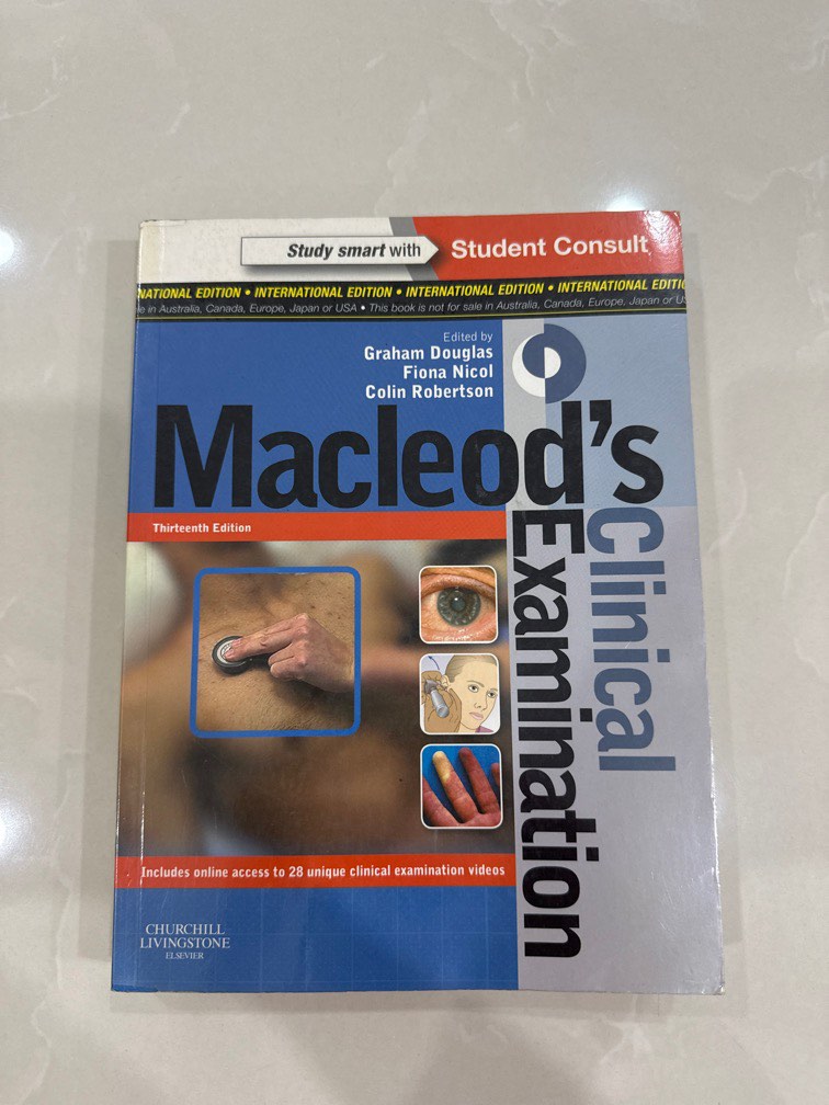 Macleod’s Clinical Examination, Hobbies & Toys, Books & Magazines ...