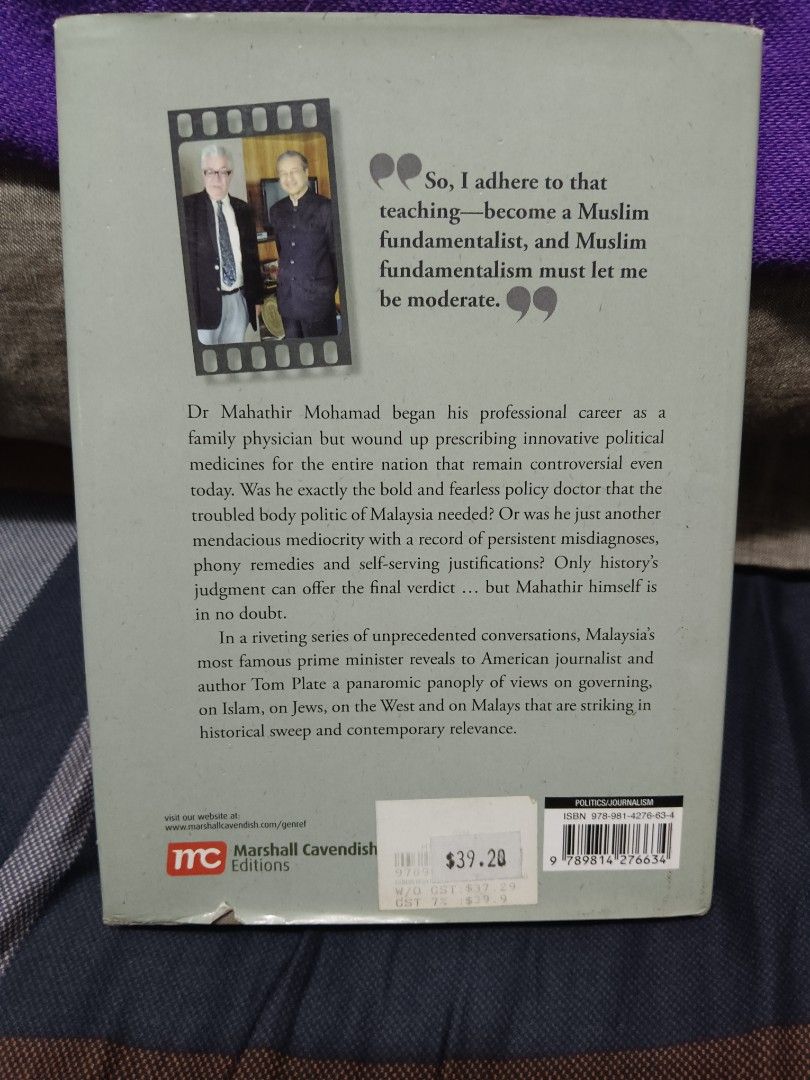 Mahathir book Buku Dr mahathir PM 5 CEK DET OPERATION MALAYSIA TOM ...