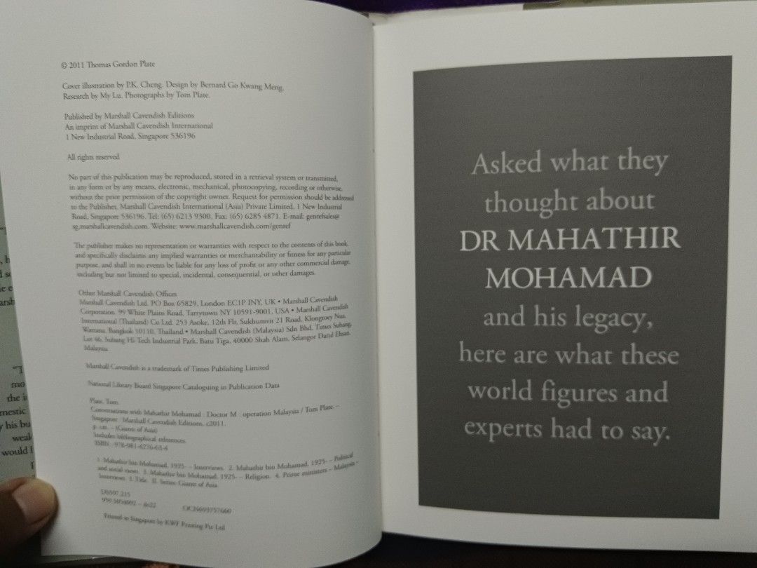 Mahathir book Buku Dr mahathir PM 5 CEK DET OPERATION MALAYSIA TOM ...