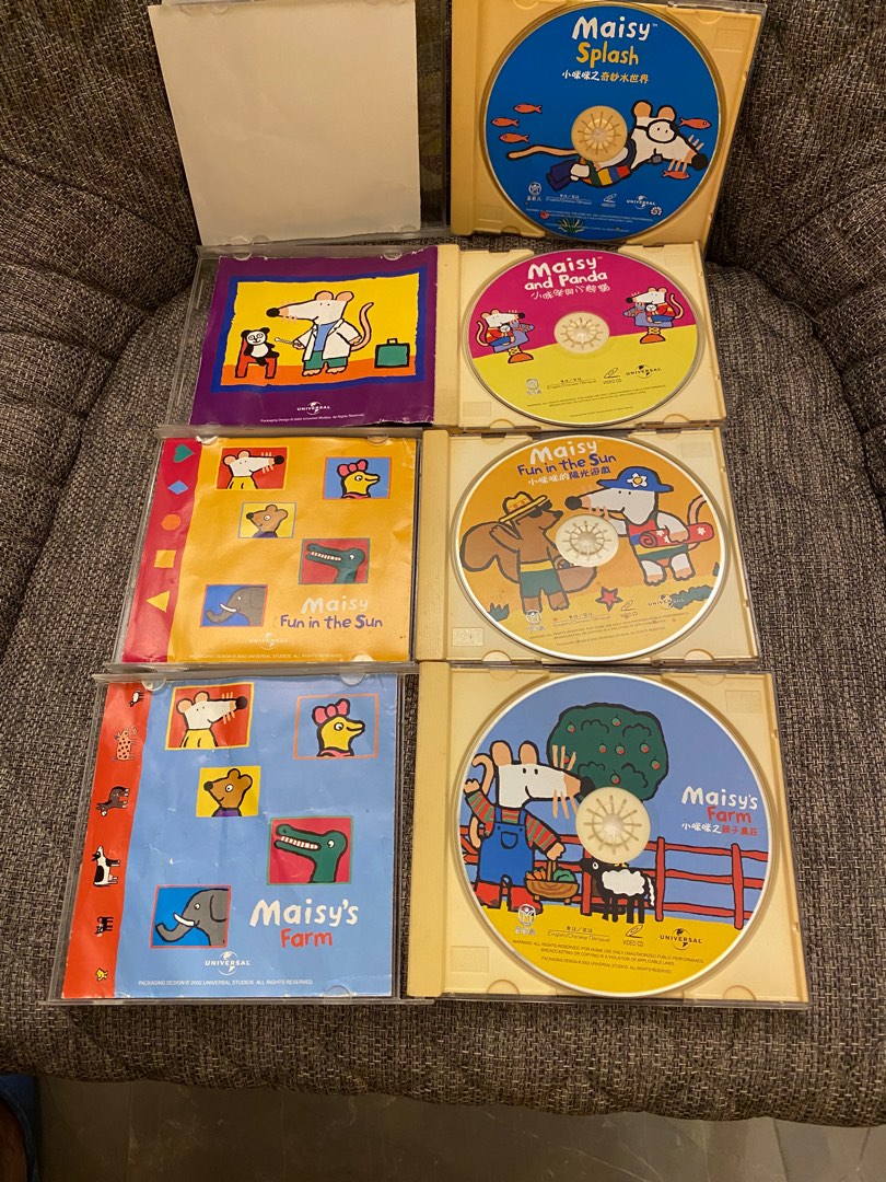 Maisy VCD (each item), 興趣及遊戲, 音樂、樂器 & 配件, 音樂與媒體 - CD 及 DVD - Carousell